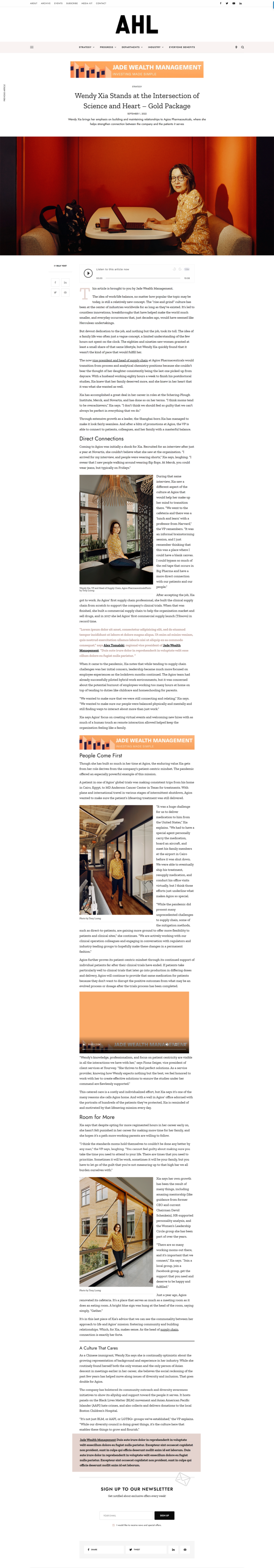 Packages - American Healthcare Leader